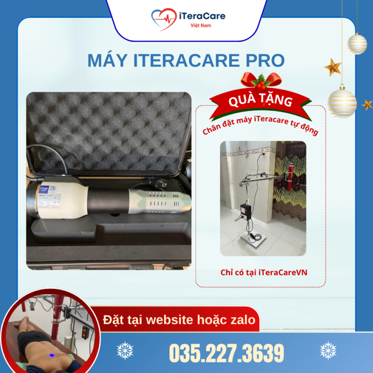 Máy iTera Care Pro - thiết bị trị liệu cầm tay cao cấp sóng terahertz